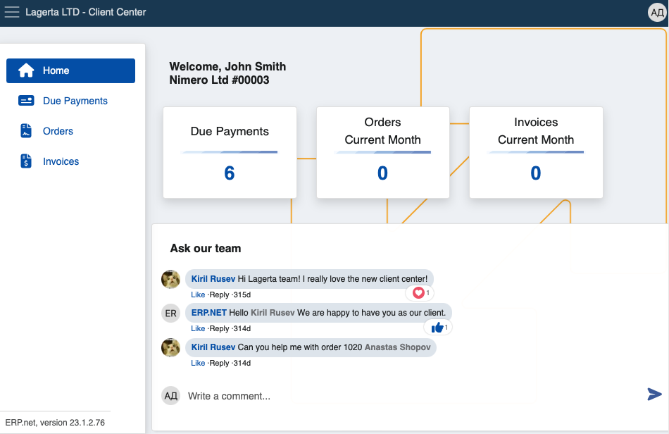 Client Center Erp Net Tech Docs