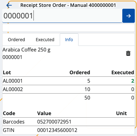 Receive | ERP.net Tech Docs